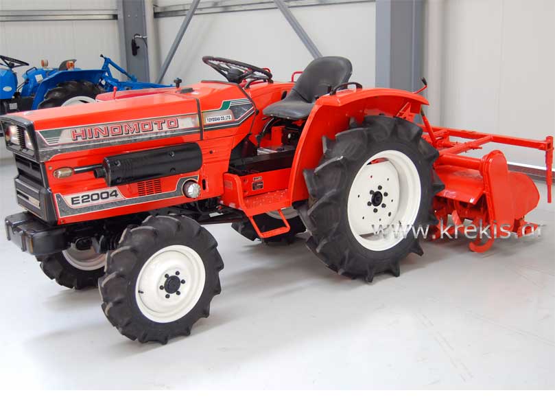 Τρακτέρ HINOMOTO E2004 μεταχειρισμένο με φρέζα