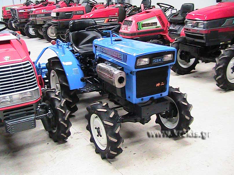 ISEKI TX1210F Τρακτέρ μεταχειρισμένο με φρέζα krekis.gr
