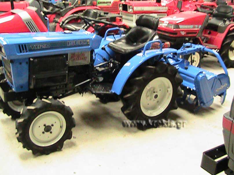 ISEKI TX1210F Τρακτέρ μεταχειρισμένο με φρέζα krekis.gr