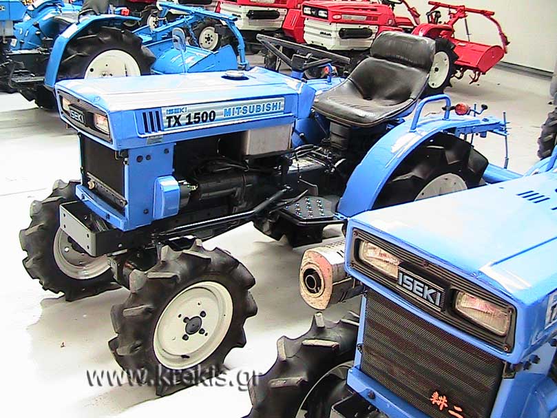 ISEKI TX1500|Τρακτέρ με φρέζα krekis.gr