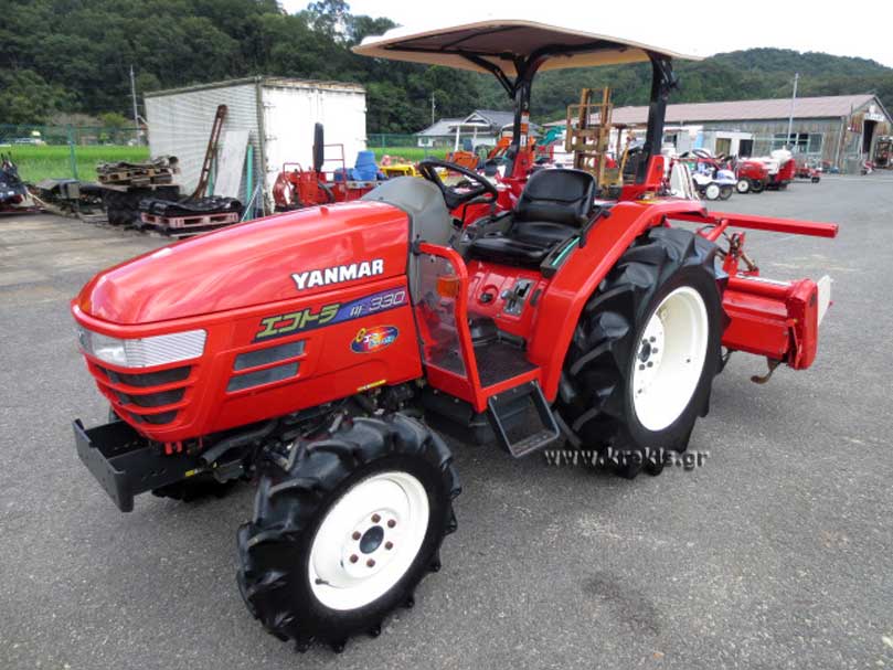 YANMAR AF330 Τρακτέρ με Υδραυλικό τιμόνι Ρεβέρσα φρέζα krekis.gr