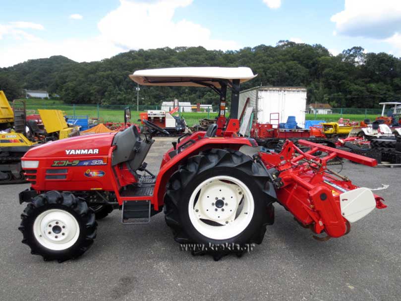YANMAR AF330 Τρακτέρ με Υδραυλικό τιμόνι Ρεβέρσα φρέζα krekis.gr